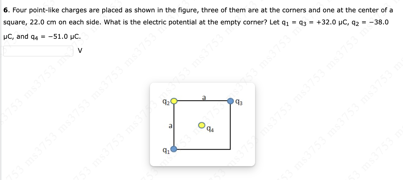 Solved Four point-like charges are placed as ﻿shown in ﻿the | Chegg.com