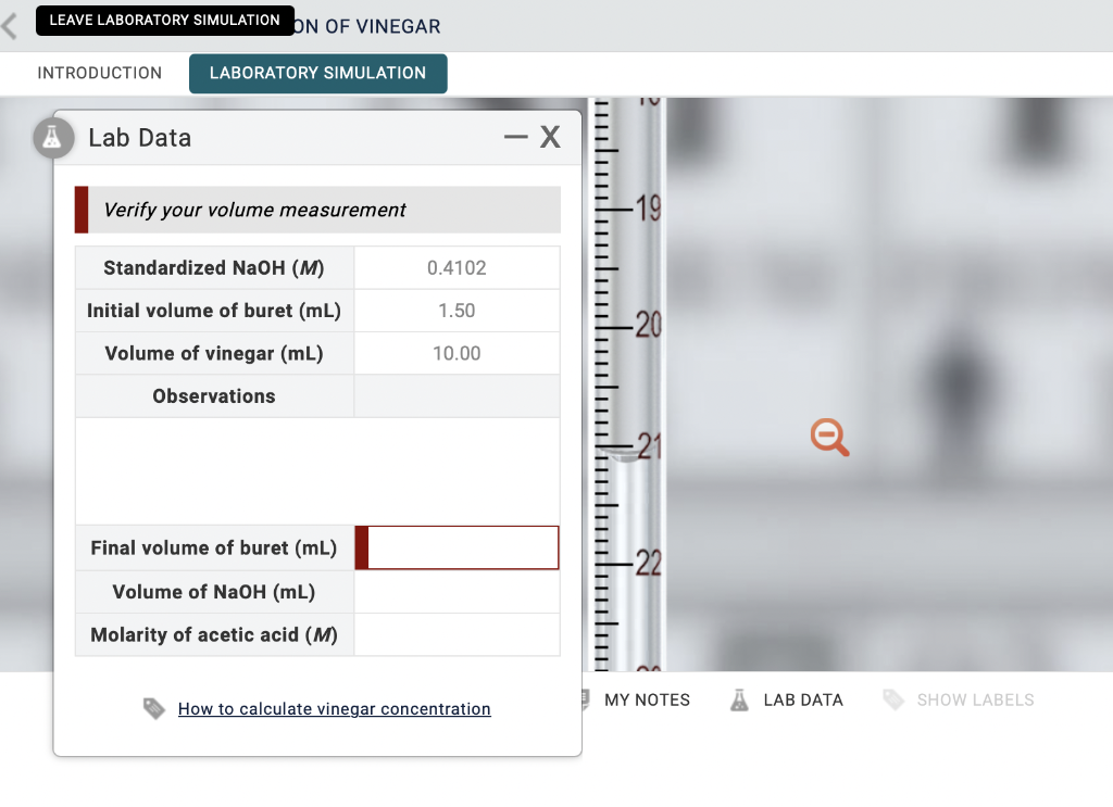 Solved what Final volume of buret (mL) Volume of NaOH | Chegg.com