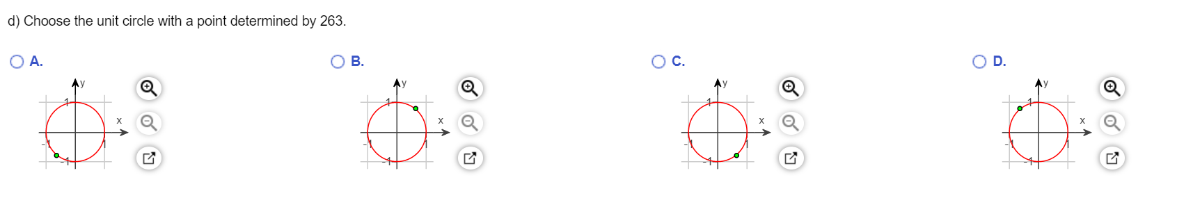 Solved Mark the approximate location of the point determined | Chegg.com