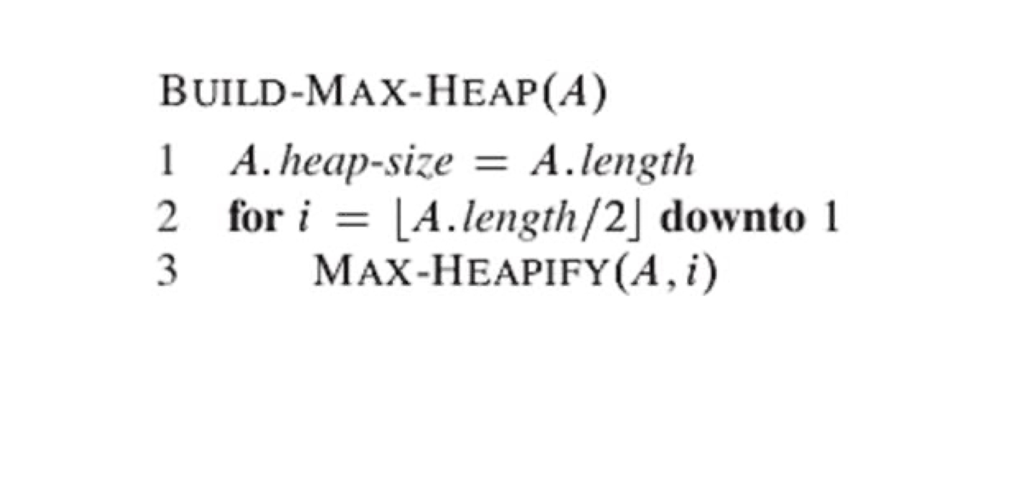 Solved - r = MAX-HEAPIFY(A, i) 1 1 LEFT(i) 2 RIGHT(i) 3 if l | Chegg.com