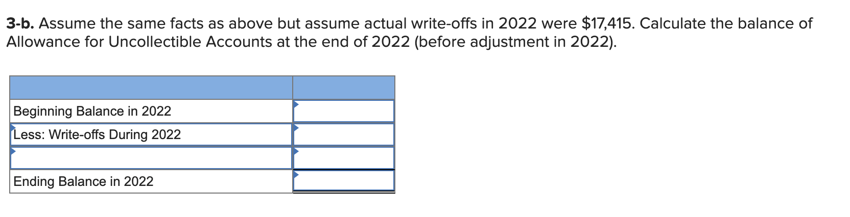Solved Exercise 5-7A Establish an allowance for | Chegg.com