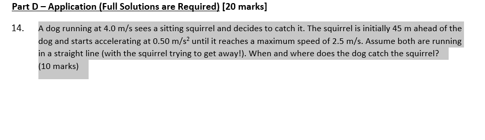 Solved Part D-Application (Full Solutions are Required) [20 | Chegg.com