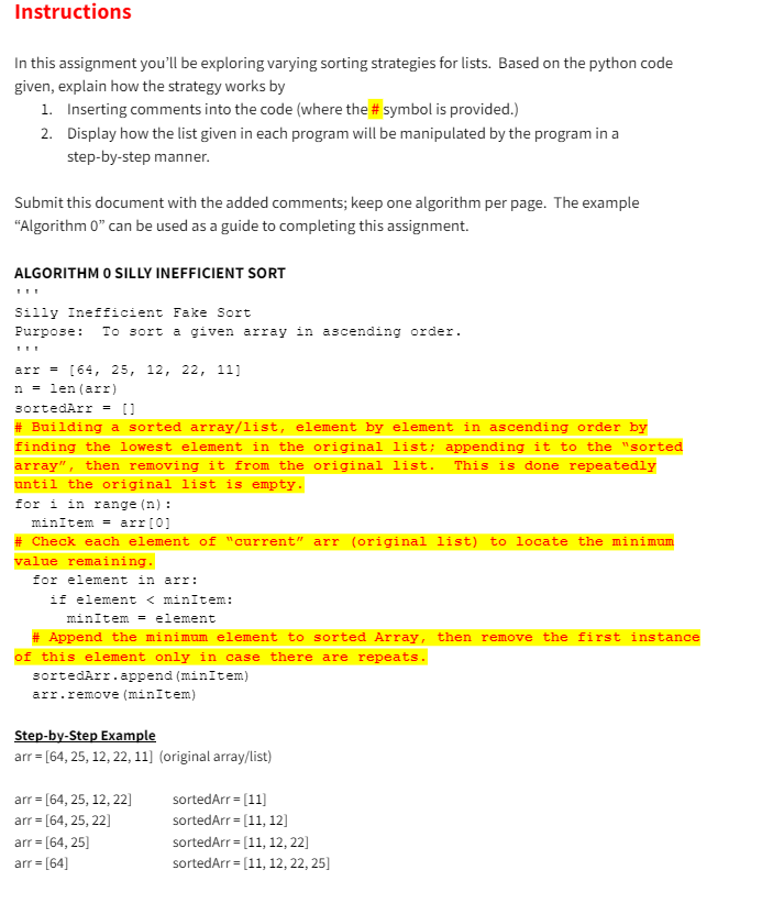 Solved Instructions In this assignment you'll be exploring | Chegg.com