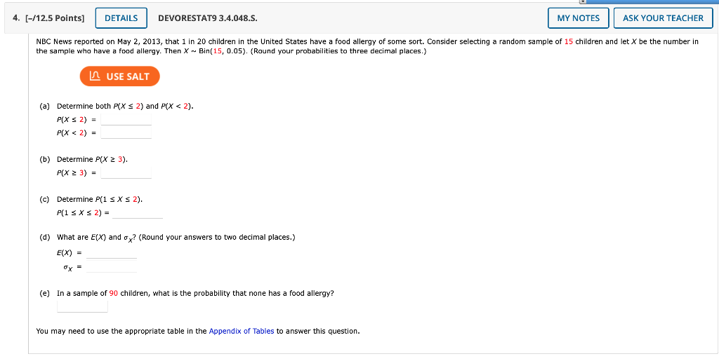Solved 4. (-/12.5 Points] DETAILS DEVORESTAT9 3.4.048.S. MY | Chegg.com
