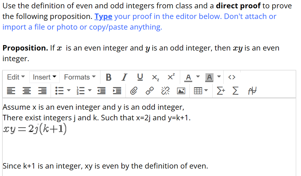 Solved Use the definition of even and odd integers from | Chegg.com