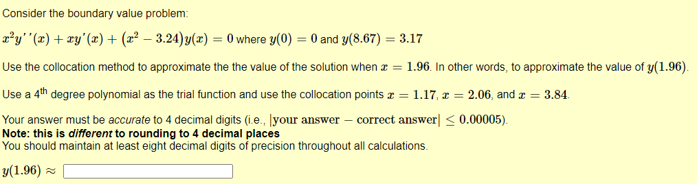 Solved Consider the boundary value problem: | Chegg.com