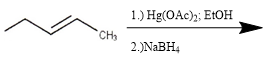 Solved CH₂ 1.) Hg(OAc)2; EtOH 2.)NaBH4 H₂C 1.)Br₂; H2O | Chegg.com