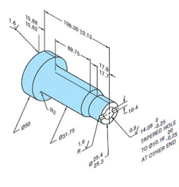 Solved Draw the front and right side views of the part | Chegg.com