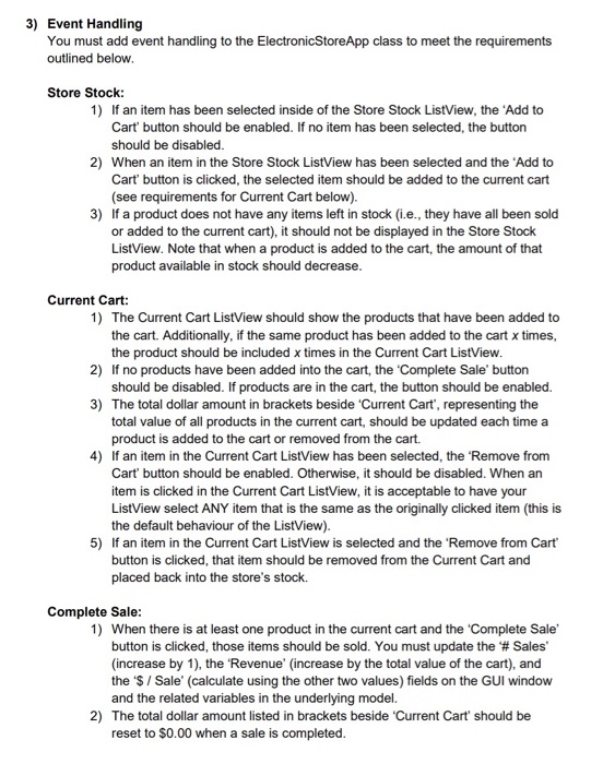Solved * JAVA *you must build a gui interface to attach to | Chegg.com