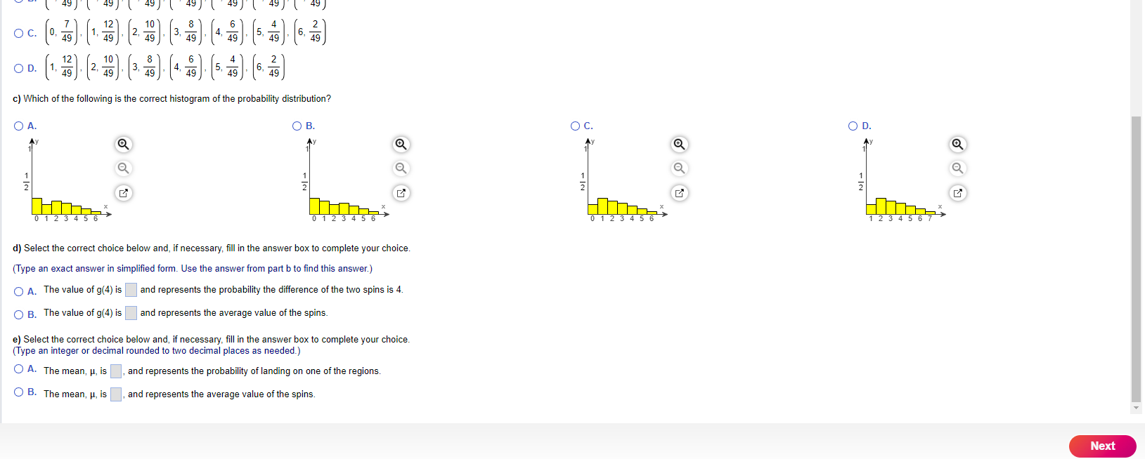 Solved pointer stops, and define a probability mass function | Chegg.com