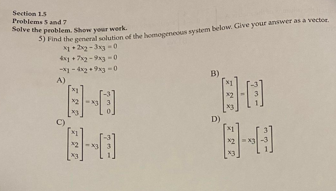 Solved Section 1 5 Problems 5 And 7 Solve The Problem Show