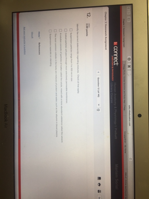Solved Identify the correct statements(s) regarding | Chegg.com