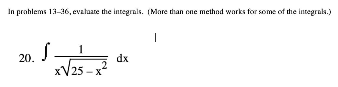 Solved In problems 13 – 36, evaluate the integrals. | Chegg.com
