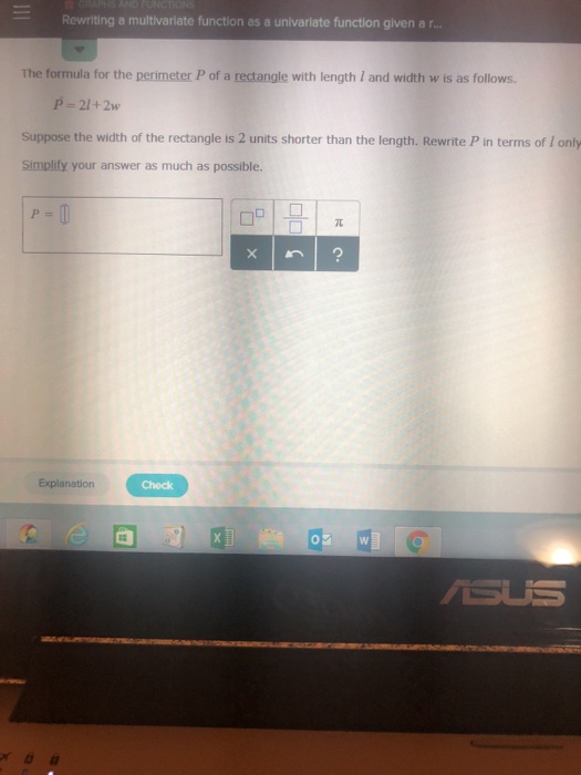 Solved NW8D8A9PVVRIYU GRAPHS AND FUNCTIONS Rewriting a | Chegg.com