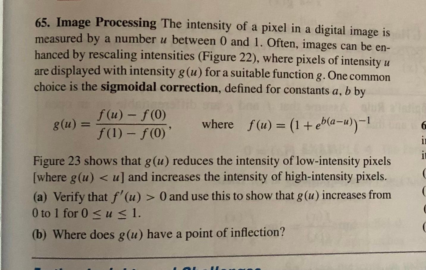 Solved 65. Image Processing The intensity of a pixel in a | Chegg.com
