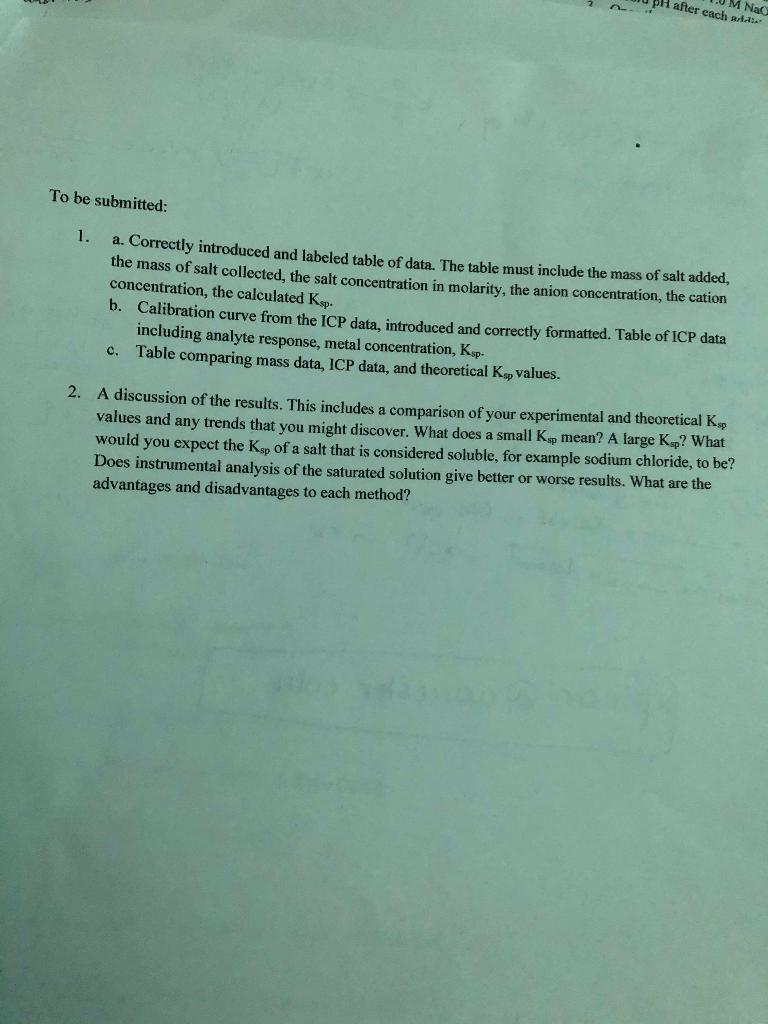 please I need help with lab report: calculations and | Chegg.com