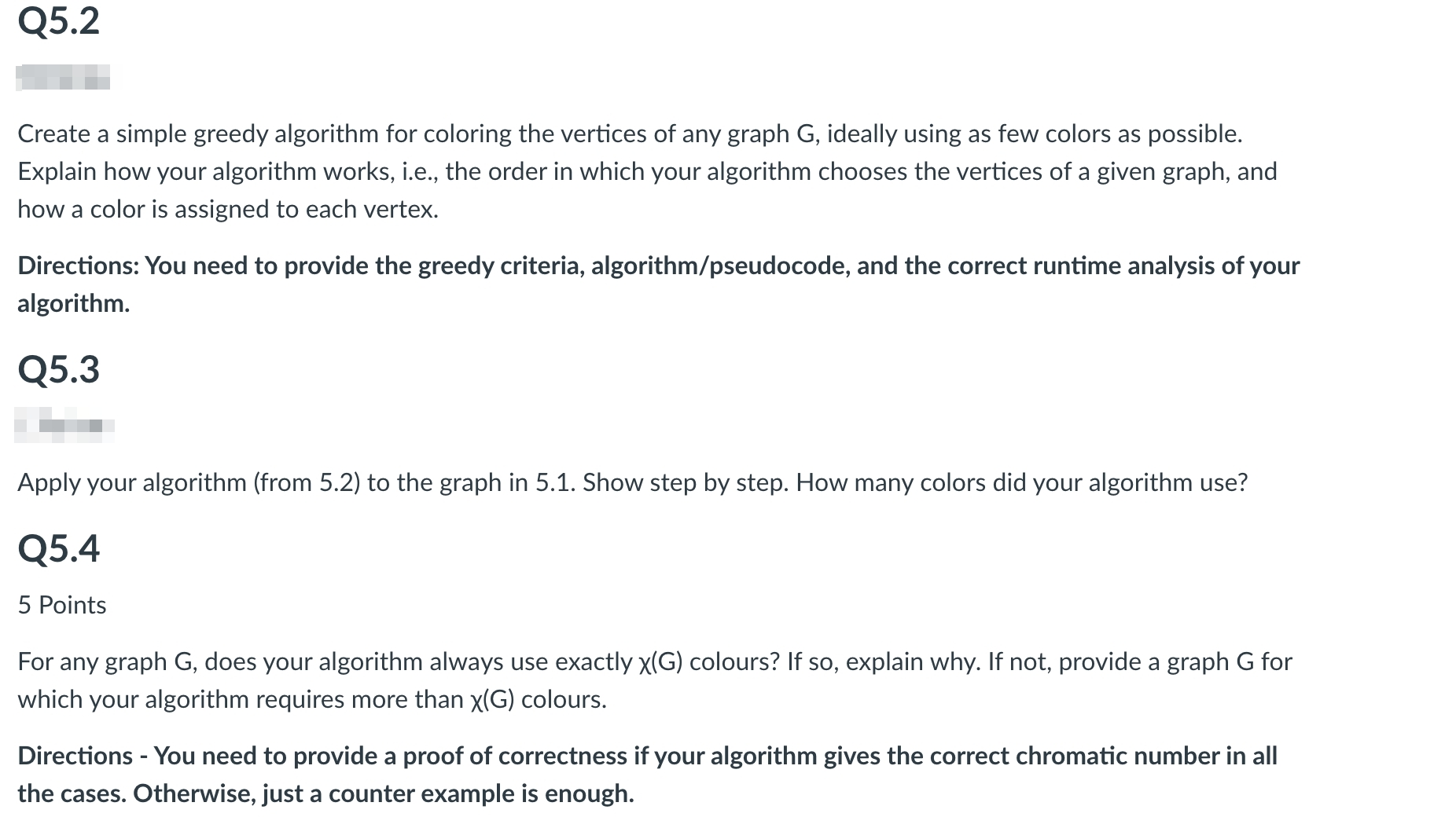 Solved Given a graph G, we say that G is k-colorable if | Chegg.com