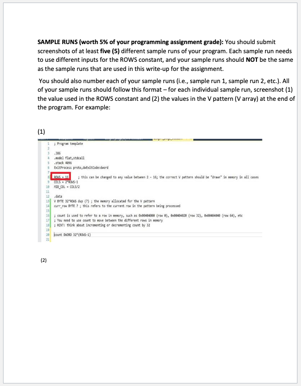 Need help writing assembly language program that | Chegg.com