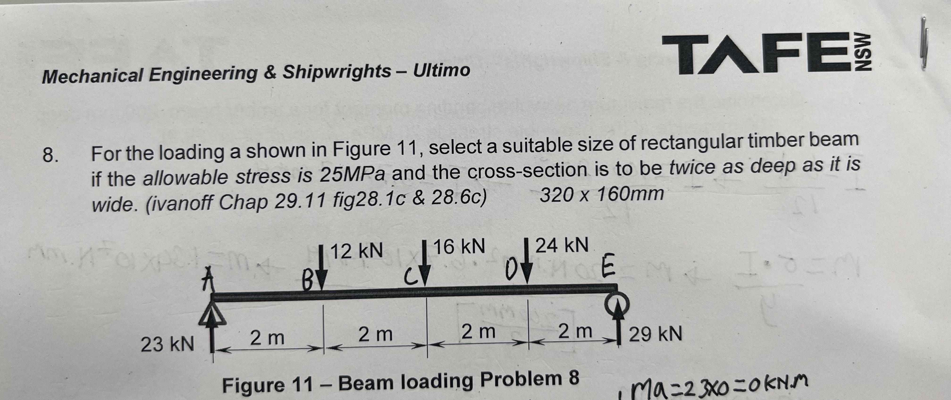 Solved Mechanical Engineering & Shipwrights - ﻿UltimoFor the | Chegg.com