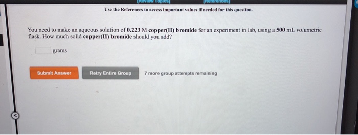 Solved Use the References to access important values if | Chegg.com