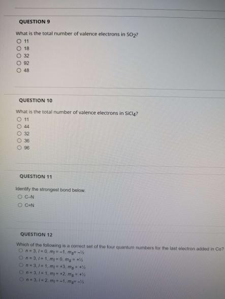 Solved What is the total number of valence electrons in SO2 | Chegg.com