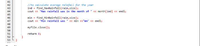 Solved You are given an incomplete program that will read in | Chegg.com