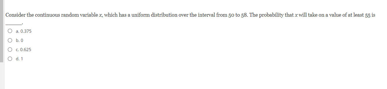 Solved Consider the continuous random variable x, which has | Chegg.com