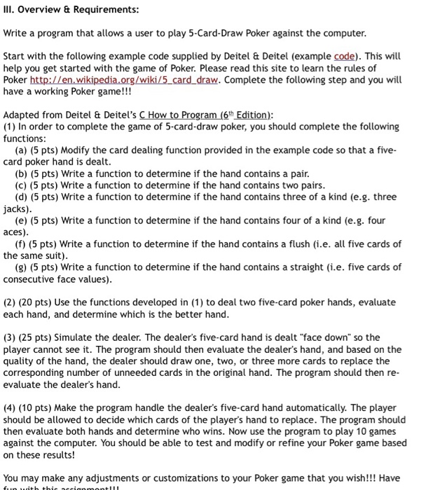 Solved I. Learner Objectives: At the conclusion of this | Chegg.com