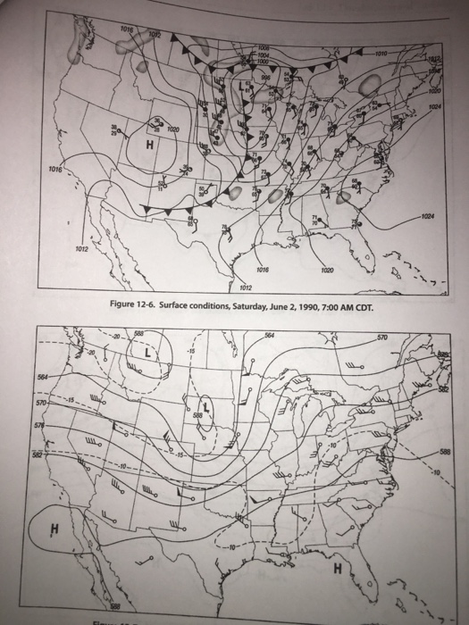 Severe thunderstorms in the United States also form | Chegg.com