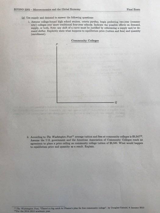 Solved ECONO 2202 Microeconomics and the Global Economy 7, | Chegg.com