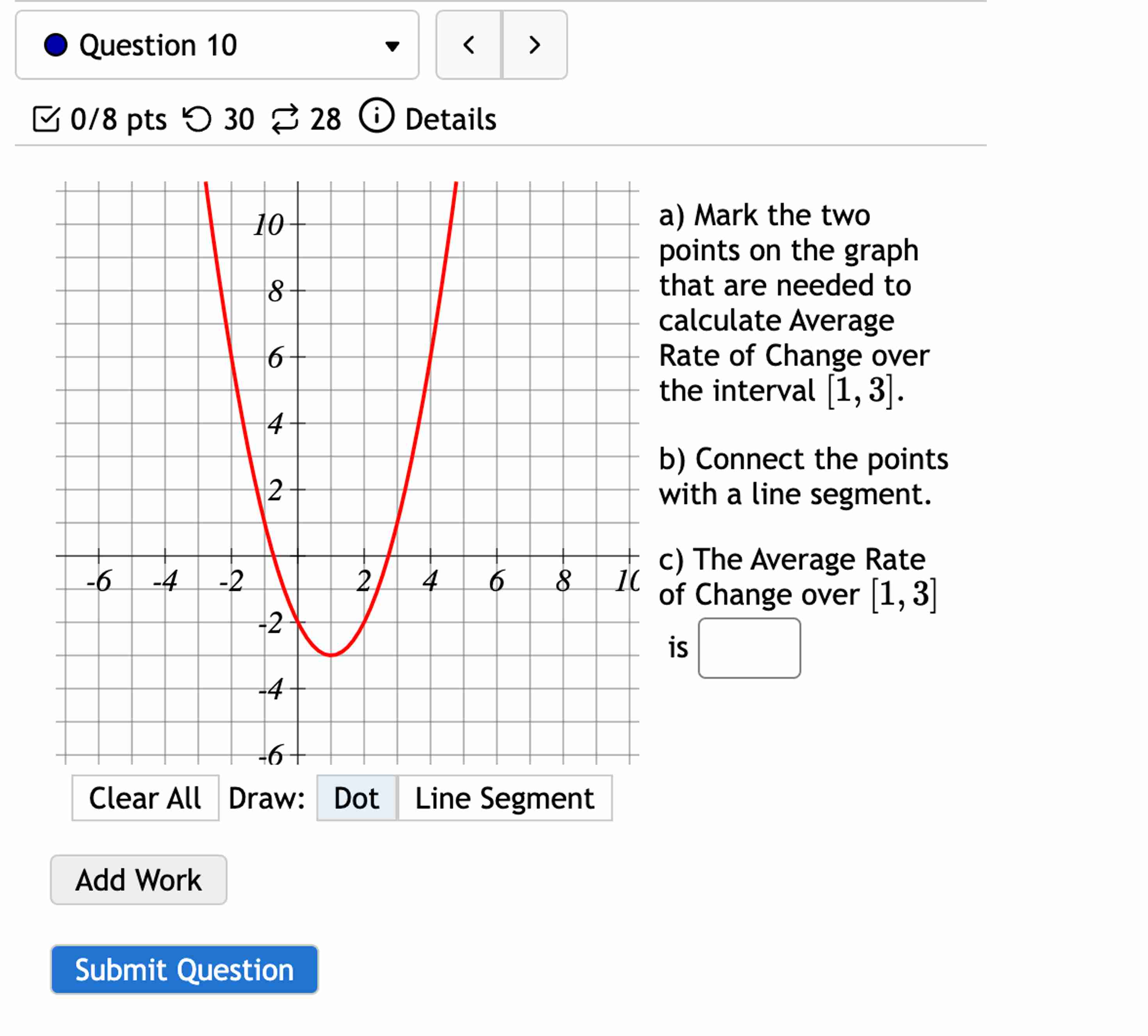 Solved Question 100/8 ﻿pts 30⇄28 (i) ﻿Detailsa) ﻿Mark the | Chegg.com