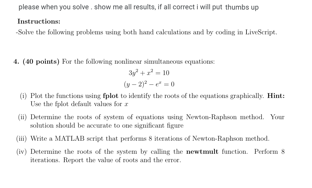 Solved please when you solve . ﻿show me all results, if all | Chegg.com