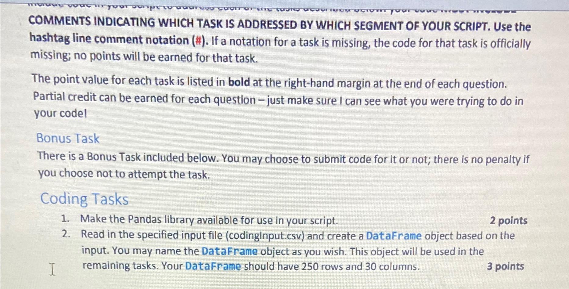 Solved Exam 02 Coding Instructions The coding portion of | Chegg.com