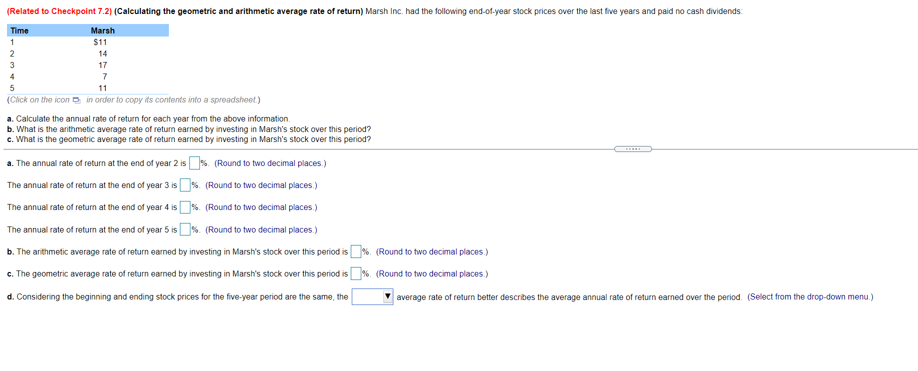 Solved (Related to Checkpoint 7.2) (Calculating the | Chegg.com