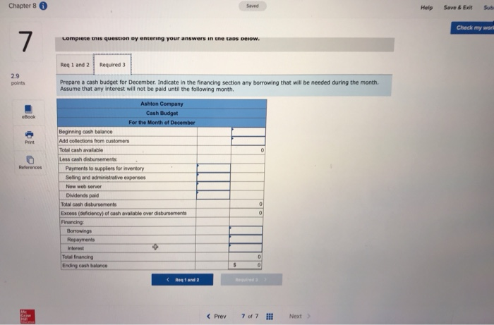 Solved Chapter 8 Help Save& Exit Submit Check my work You | Chegg.com