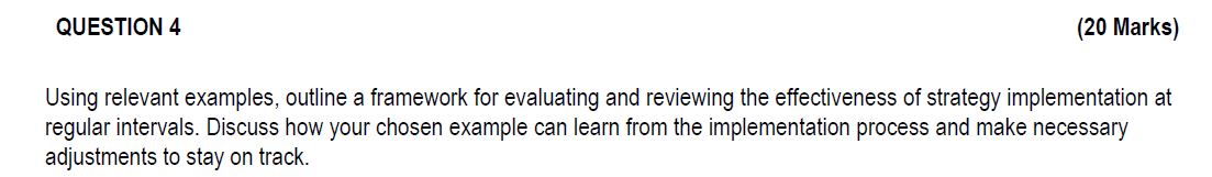 Solved QUESTION 4(20 ﻿Marks)Using relevant examples, outline | Chegg.com