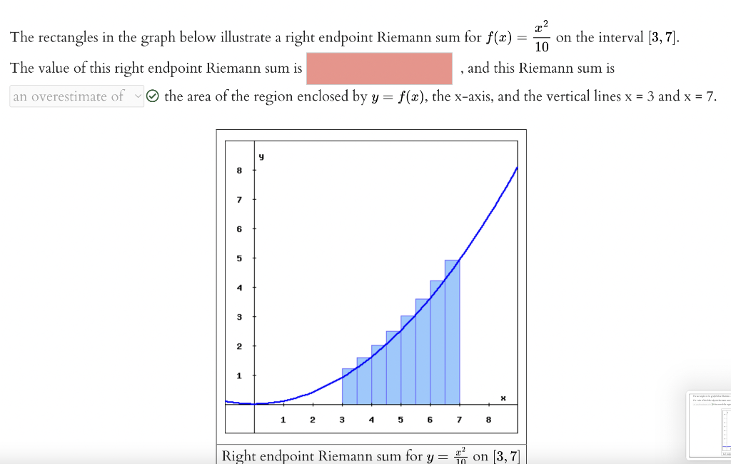 Solved The rectangles in the graph below illustrate a right | Chegg.com