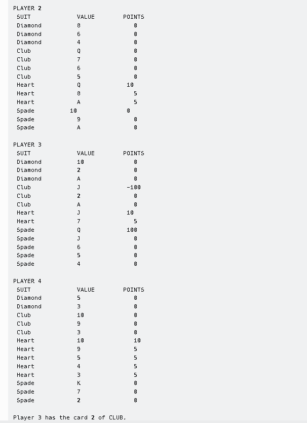Solved Problem: Your program will implement the preparation | Chegg.com
