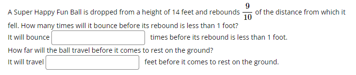 Solved A Super Happy Fun Ball is dropped from a height of 14 | Chegg.com