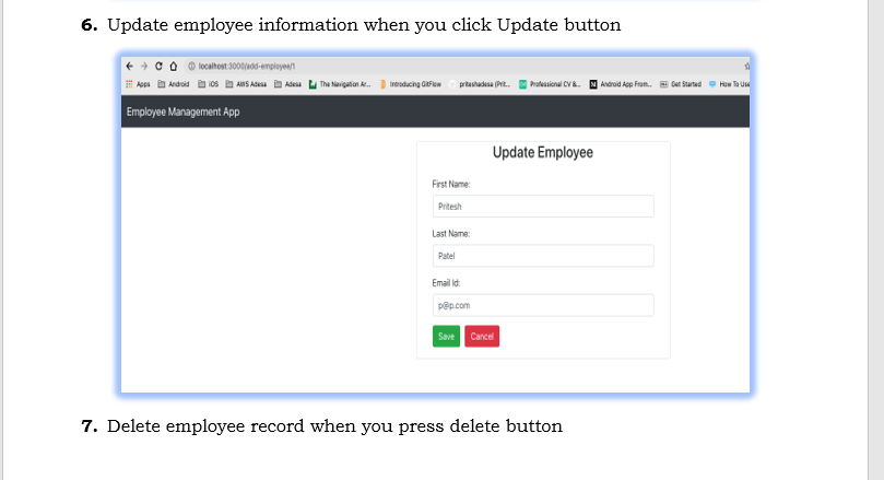 Solved PART – I: Creating NodeJS/Express/MongoDB Application | Chegg.com