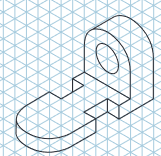 Solved Create front/top/right views by hand (in their | Chegg.com