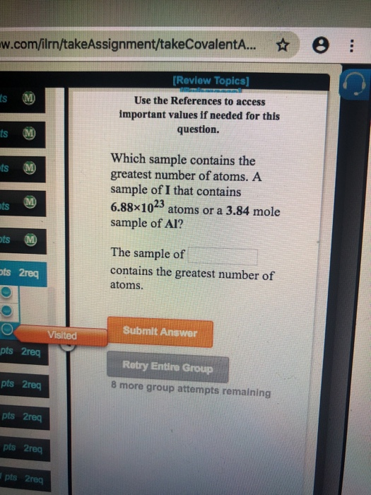 Solved om/ilrn/takeAssignment/takeCovalentA... Review | Chegg.com