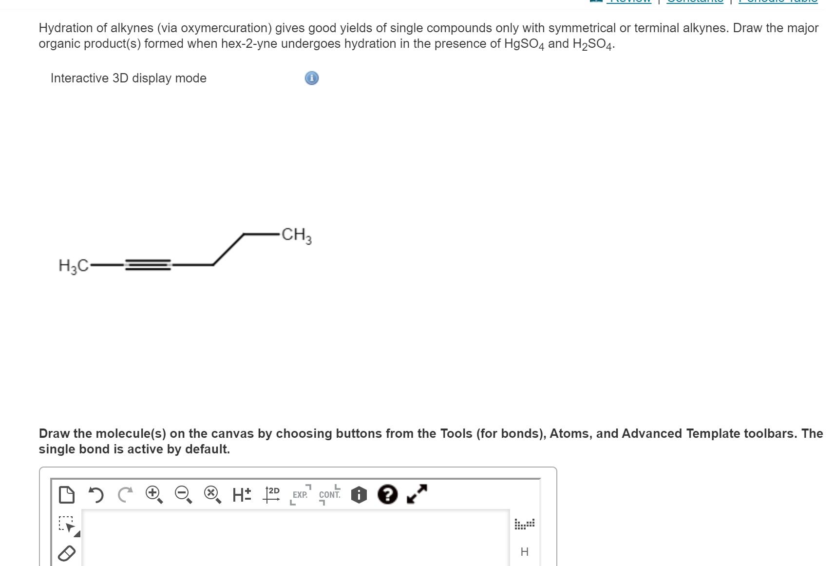 Solved Hydration Of Alkynes Via Oxymercuration ﻿gives Good