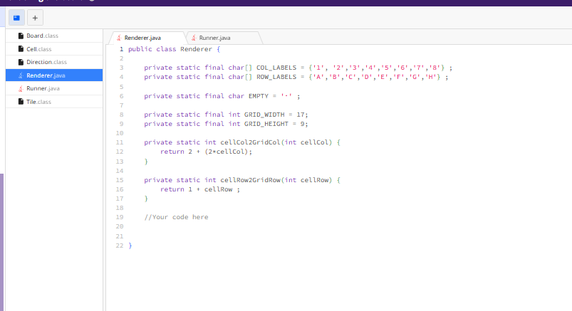 Solved by an EXPERT For this task you will need to implement a Renderer | Chegg.com