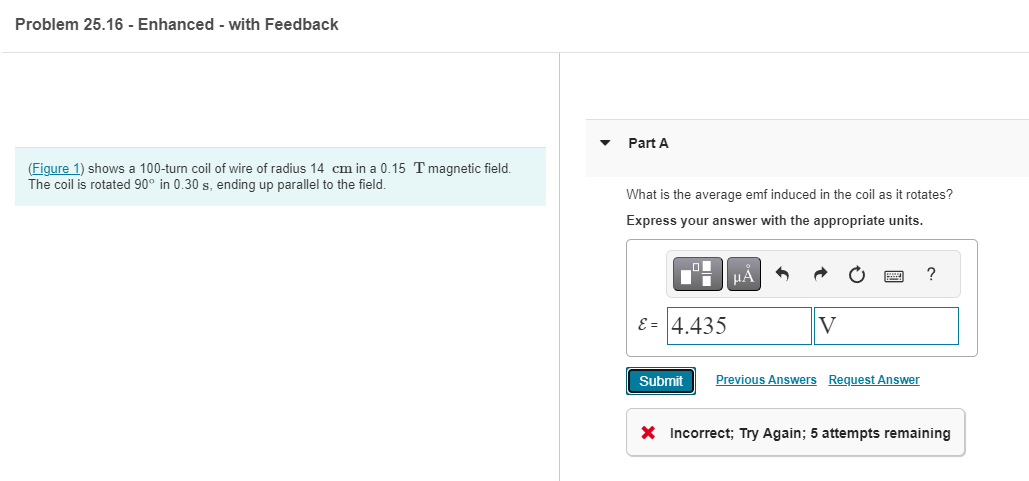 Solved Problem 25.16 - Enhanced - with Feedback (Figure 1) | Chegg.com