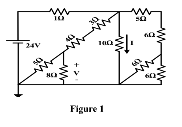 Solved 1. For the circuit given in the Figure 1, calculate | Chegg.com