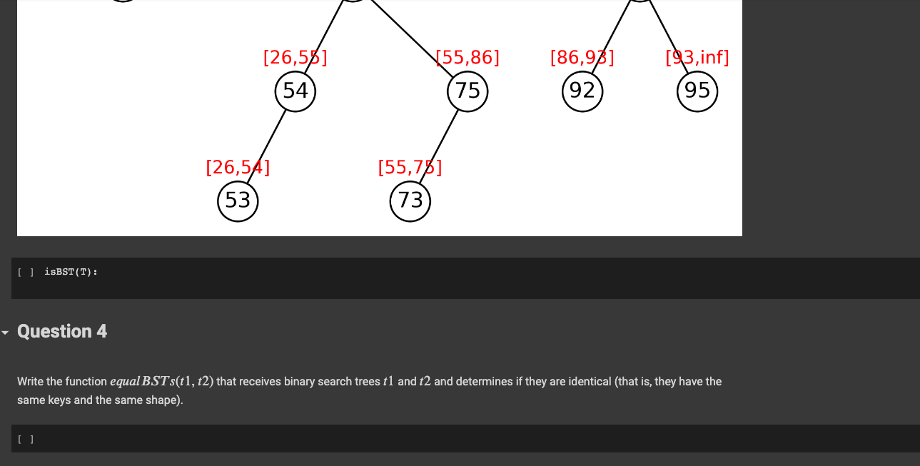 Solved Write The Function Isbstt That Receives A Binary 