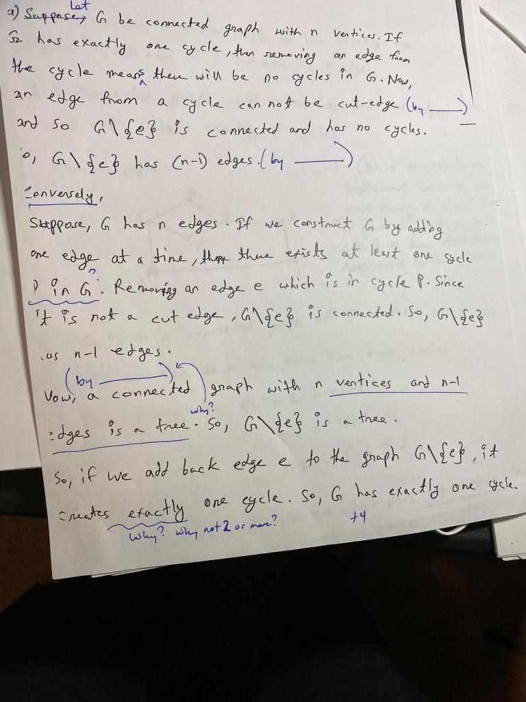 Solved *12. Prove or disprove each of the following: (a) A | Chegg.com