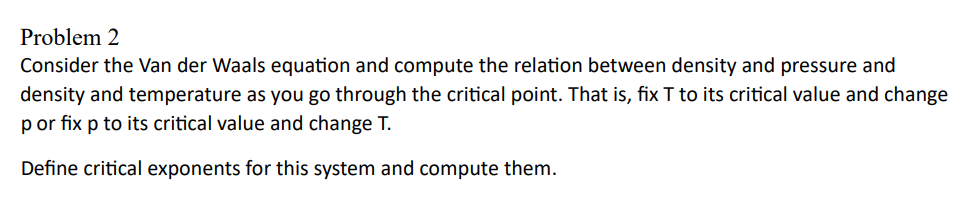Solved Show me the steps to solve Problem 2Consider the Van | Chegg.com