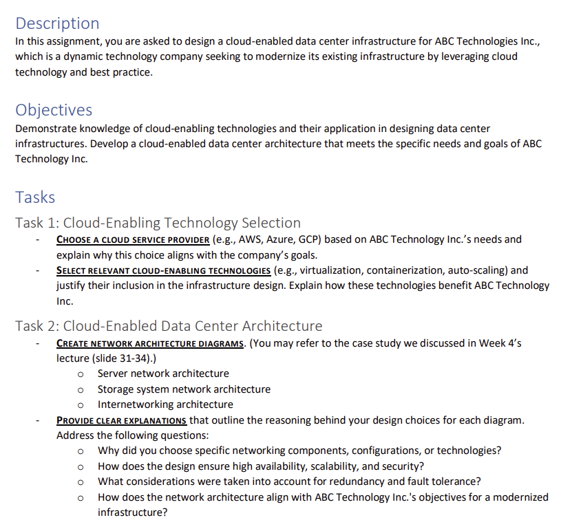 Solved Description In this assignment, you are asked to | Chegg.com